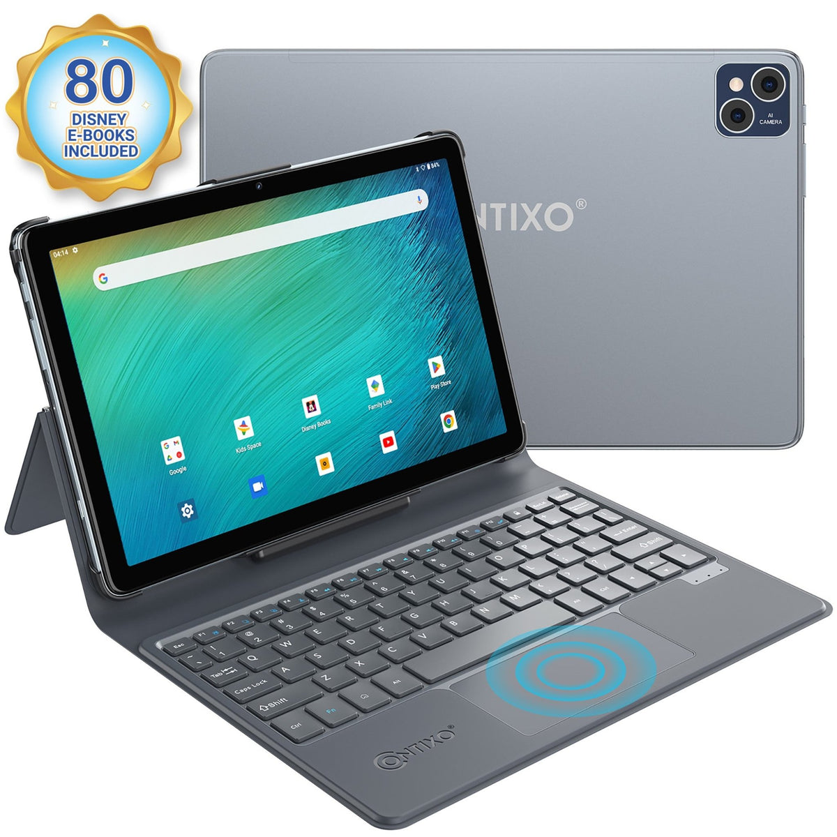 Contixo A1 10" Educational Android Tablet With Docking Keyboard - 128G