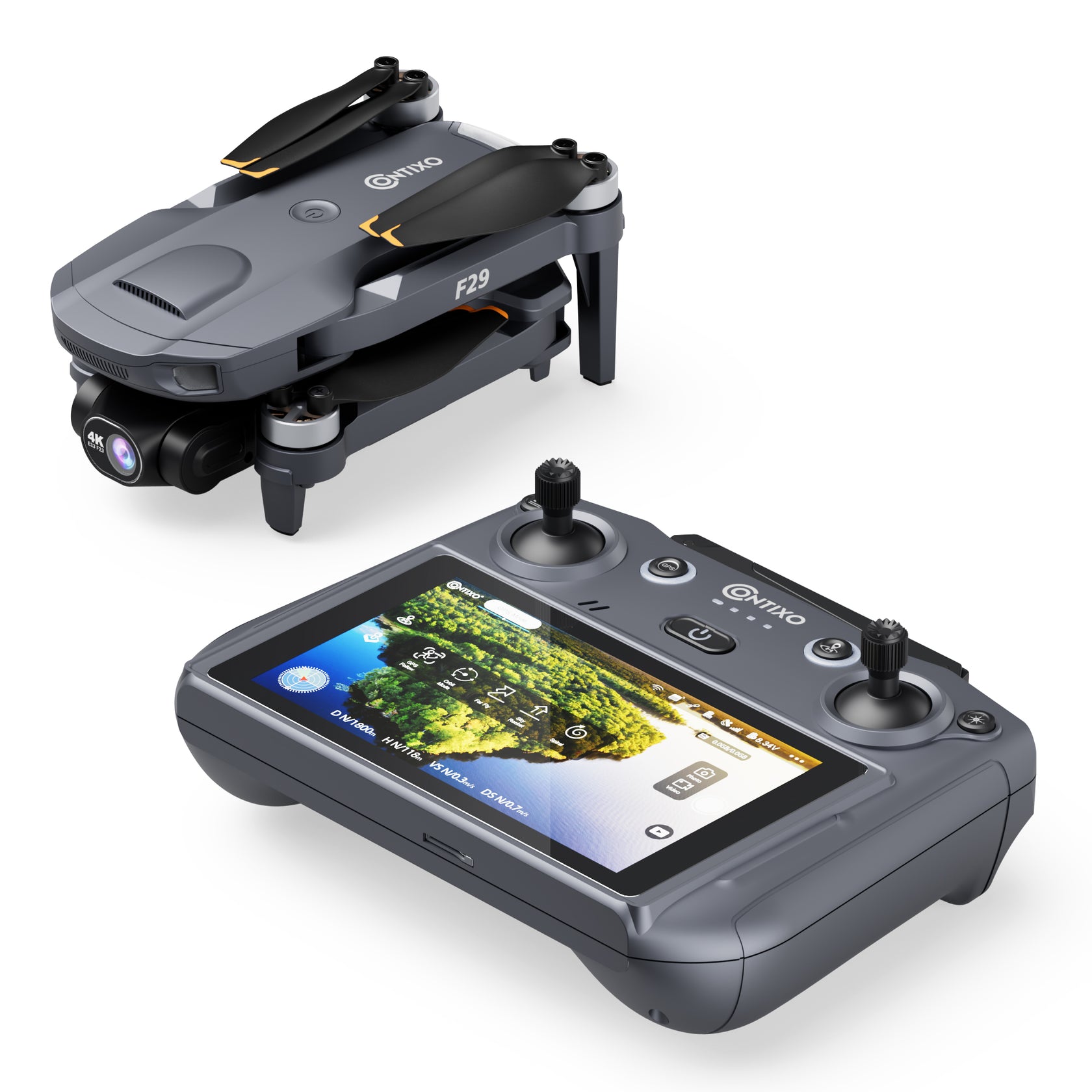 Contixo F29 Altura Max - Advanced GPS Drone with 4K UHD Camera & Exten
