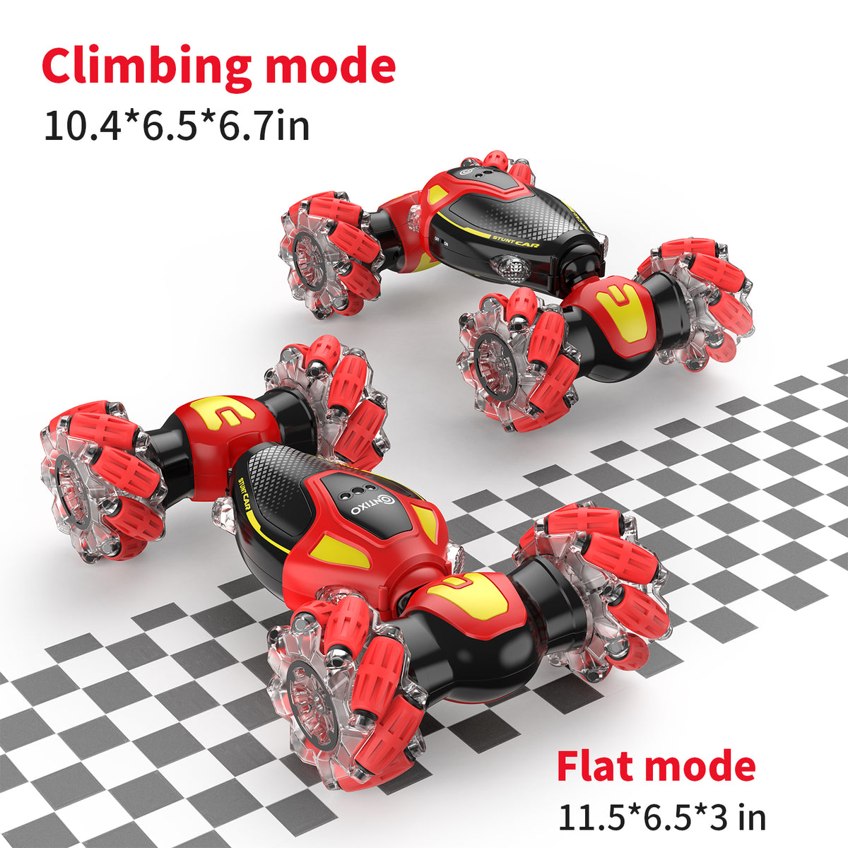 Contixo SC10 Cobra Speed Crawler RC Stunt Car - 4WD with Remote & Gest